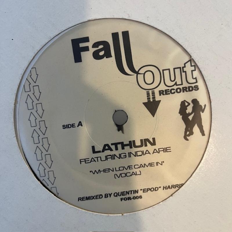 Lathun Featuring India Arie/When Love Came In レコード通販・買取はサウンドファインダー